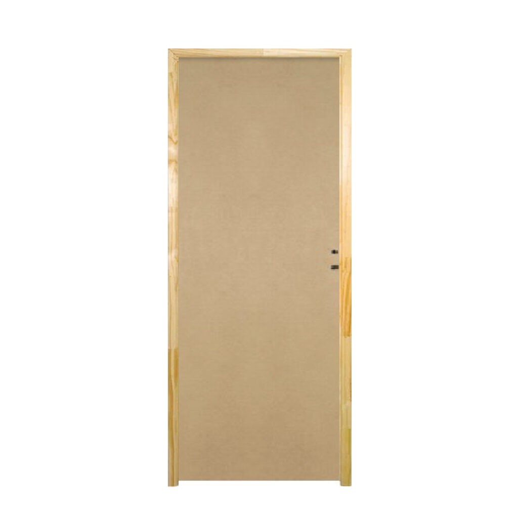 PUERTA PLACA MDF LISA MM HOJA 80 MURO 10 – Rinder Aberturas